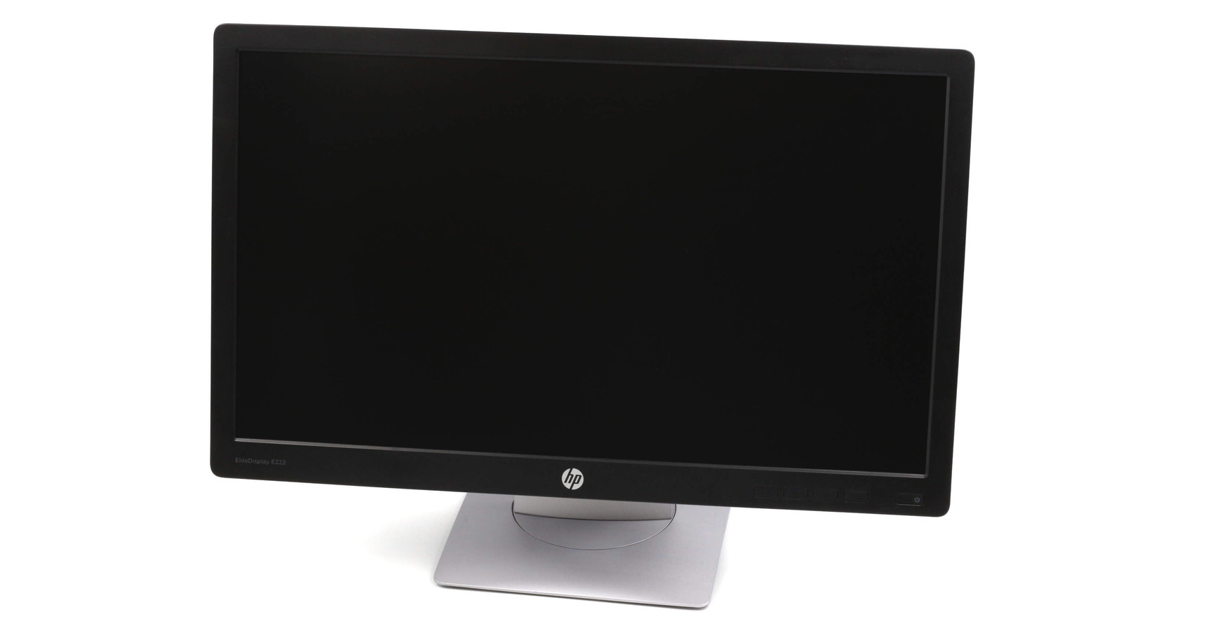 HP EliteDisplay E222 használt monitor fekete-ezüst LED IPS 22